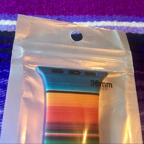 🤷🏻‍♀️NONE🤷🏻‍♀️ | Accessories | Nwt Serape Smart Watch Band | Poshmark